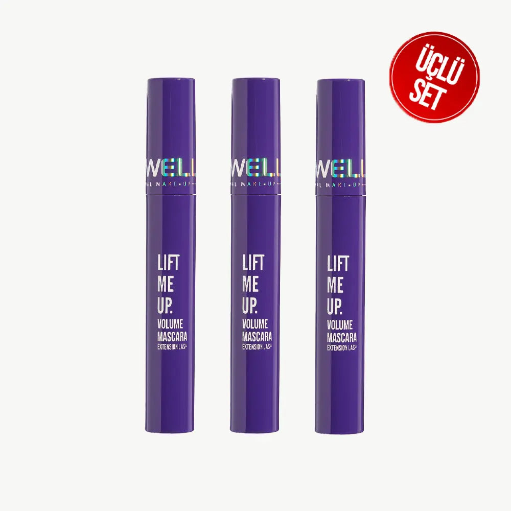 Lift Me Up Volume Mascara 8 ml - 3 Adet | New Well Makeup